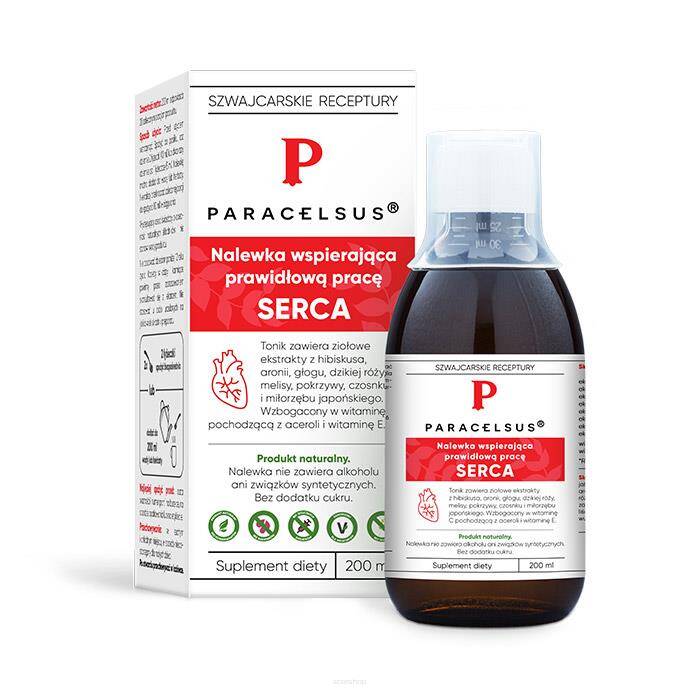 Nalewka Paracelsusa: Prawidłowa praca serca (200ml) Nalewka Paracelsusa: Prawidłowa praca serca (200ml)